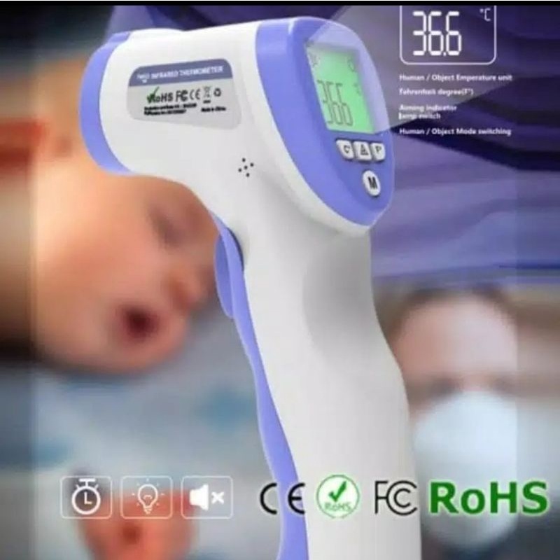 Jual Thermogun Termogun Digital Thermo Gun Infrared Termometer Infrared Thermometer Laser ...