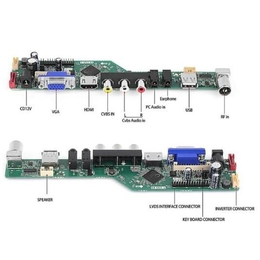 Jual Mainboard Universal LCD LED universal controller board | Shopee ...