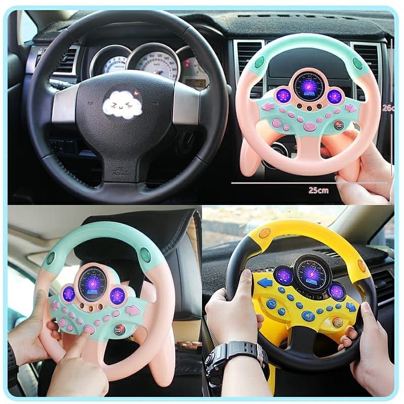 Jual Simulated Driving Toy / Mainan Setir Mobil / 360 Derajat Steering ...