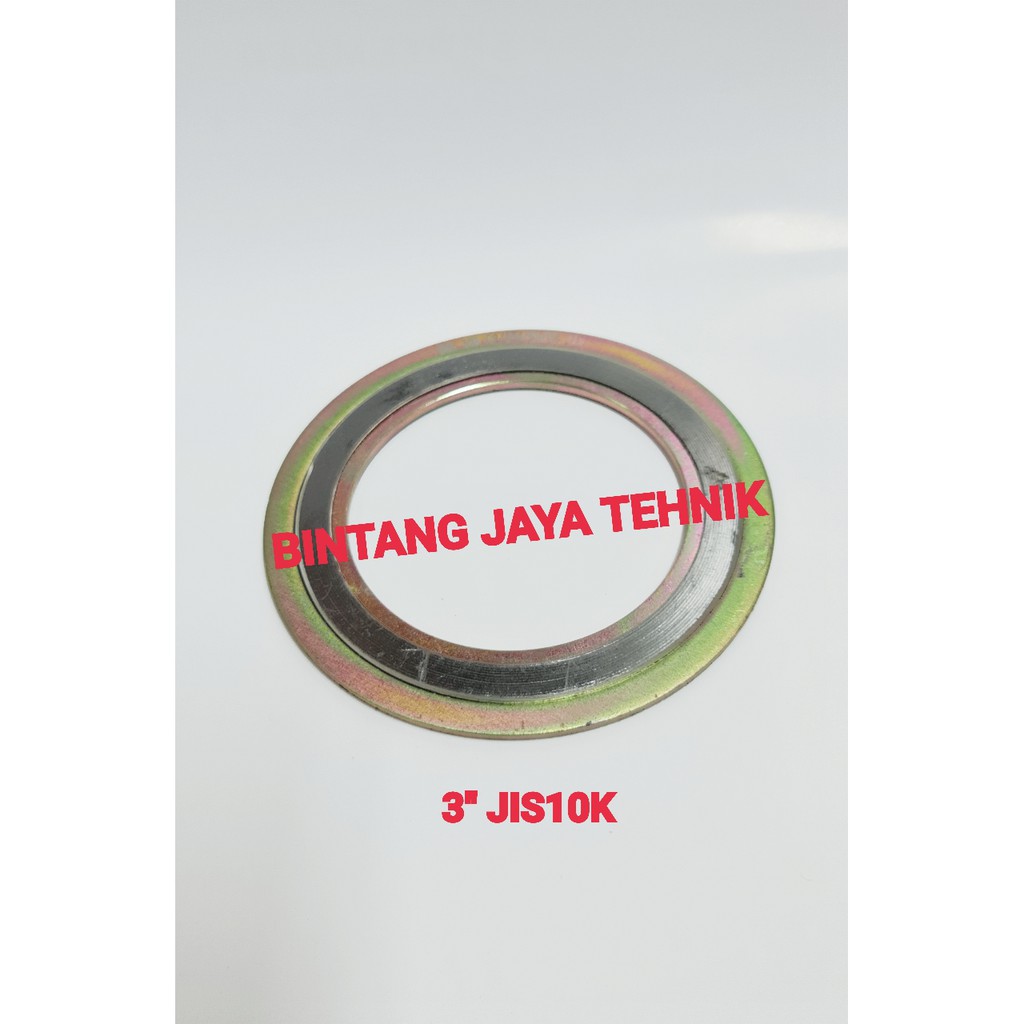 Jual SPIRAL WOUND GASKET 3" JIS10K CS 80A / SWG 3" 80A JIS10K CS 80A | Shopee Indonesia