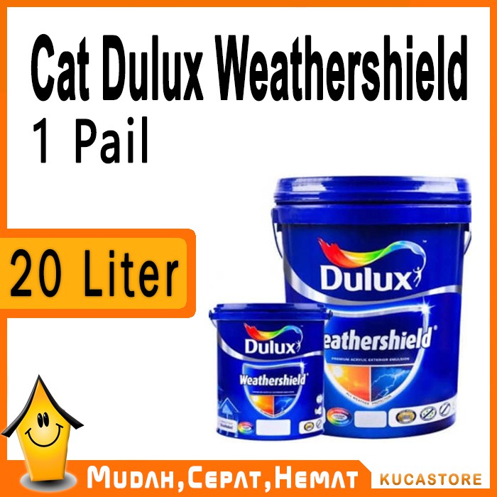 Jual Cat Tembok Luar Dulux Weathershield 20 Liter | Shopee Indonesia Jual Cat Tembok Luar Dulux Weathershield 20 Liter | Shopee Indonesia