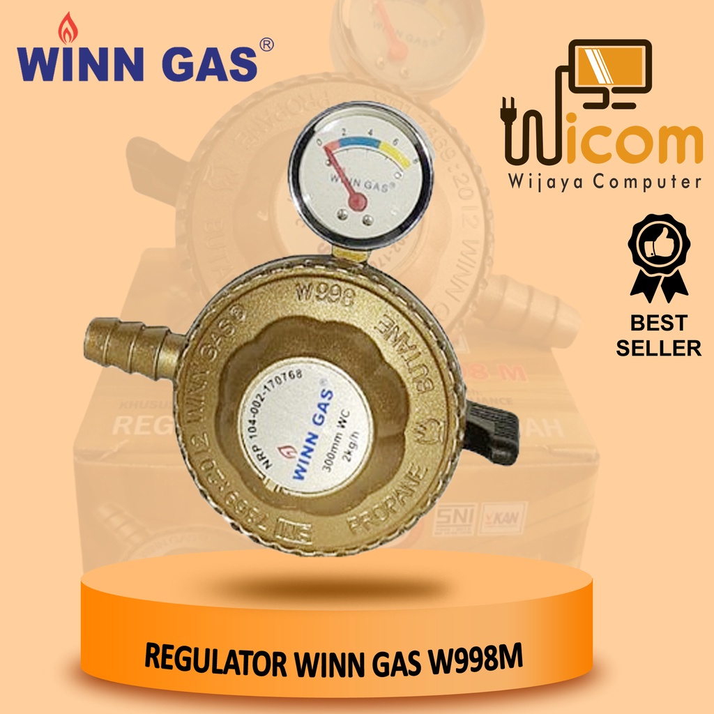 Jual REGULATOR WINN GAS W998M - METERAN W 998 M - WIN GAS - SNI W 998M ...