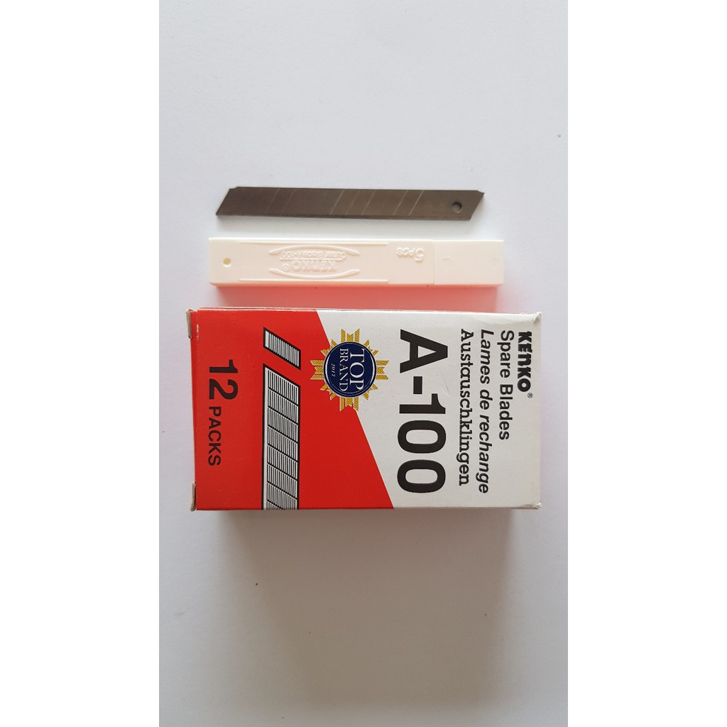 Jual Isi Cutter KENKO A-100 / Refill Isi Kater Kecil KENKO A100 | Shopee Indonesia