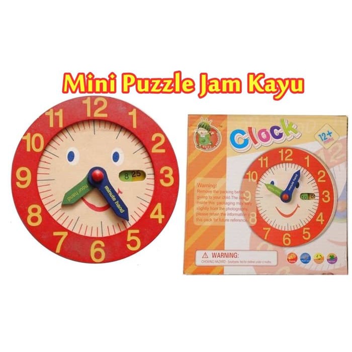 Jual timepubs MINI PUZZLE JAM KAYU | Shopee Indonesia
