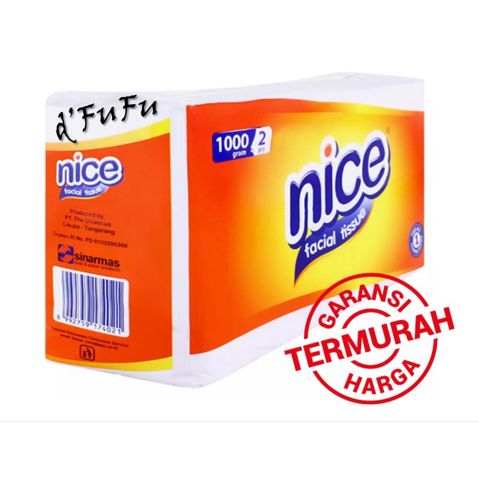 Jual Tisu NICE Tissue NICE TERMURAH 900gr dan 1000gr | Shopee Indonesia