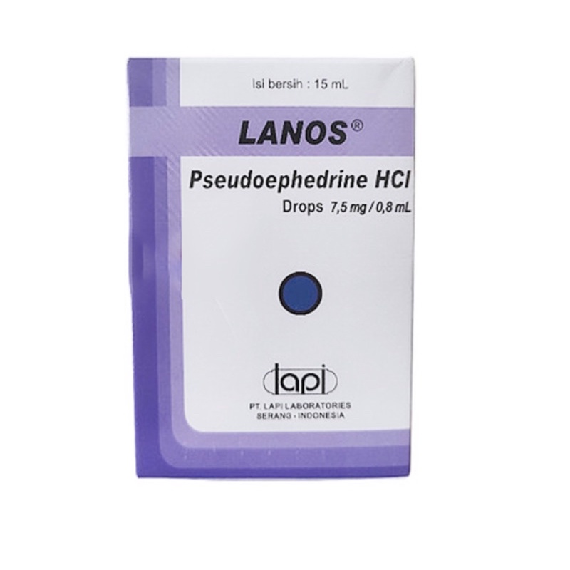Jual Lanos drop 15 ml ( obat pilek bayi & melegakan hidung tersumbat ...
