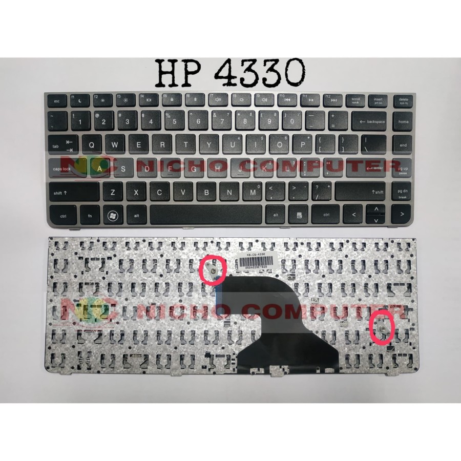 Jual Keyboard HP Probook 4430s, 4330s, 4331s, 4435s With Casing - Black ...