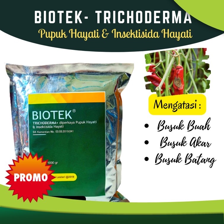 Jual Insektisida Obat Serangga BIOTEK TRICODERMA Fungisida Trichoderma ...