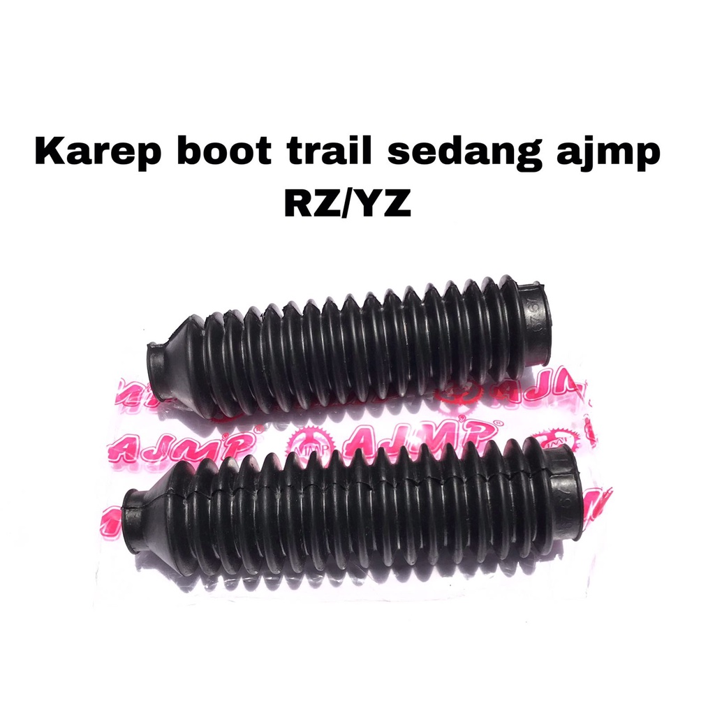 Jual KARET BOOT TRAIL KARET SHOCK DEPAN PENDEK SEDANG PANJANG (warna ...