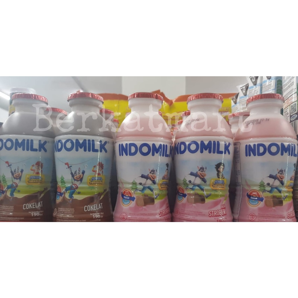 Jual Indomilk Botol 190ml Susu segar | Shopee Indonesia