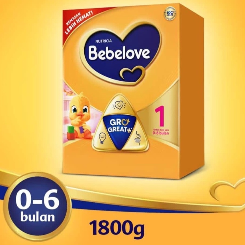Jual Bebelove Susu Formula Bayi Tahap 1 / Tahap 2 Box 1800 gr | Shopee ...