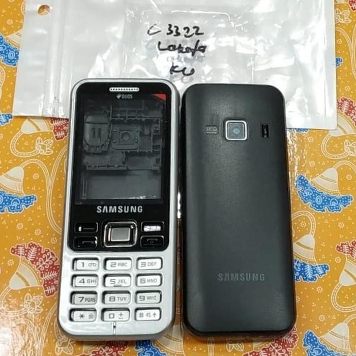 Jual Casing Samsung lakota c3322 c 3322 fullset ori OEM murah meriah ...