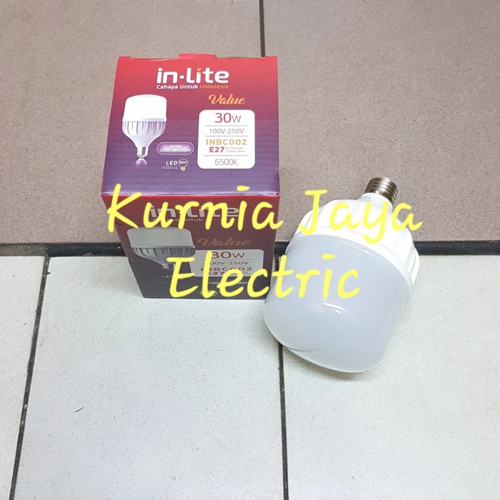 Jual Lampu LED INLITE Bulb Tabung Kapsul INBC002 30W E27 220V | Shopee Indonesia