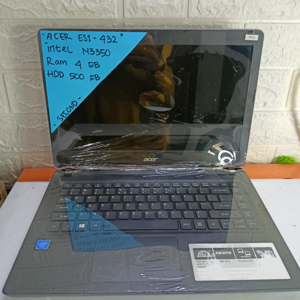 Jual ACER ES1-432 INTEL N3350 RAM 4GB HDD 500GB 14 INCH | Shopee Indonesia