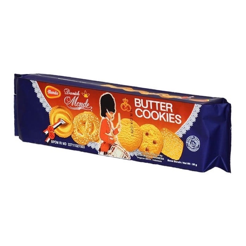 Jual MONDE BUTTER COOKIES 90Gram Monde Kemasan Kecil Murah Bandung ...