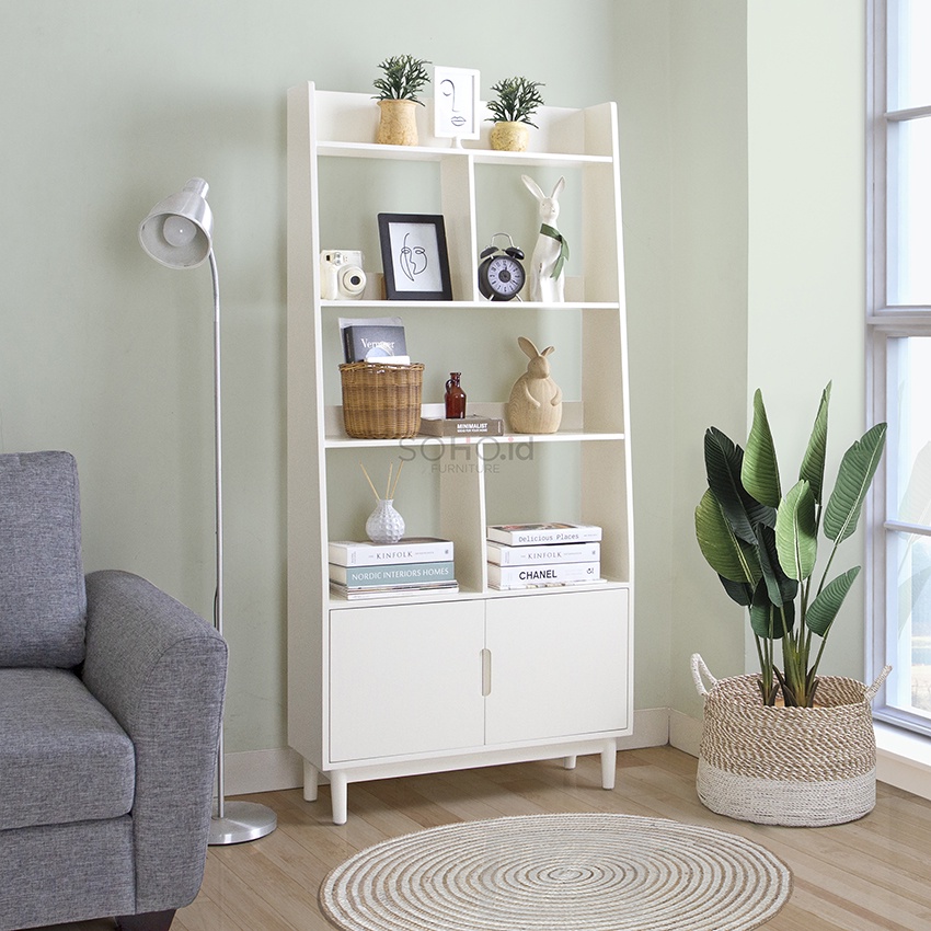 Jual SOHO.ID Flip Bookshelf - Rak Buku Minimalis Estetik | Shopee Indonesia