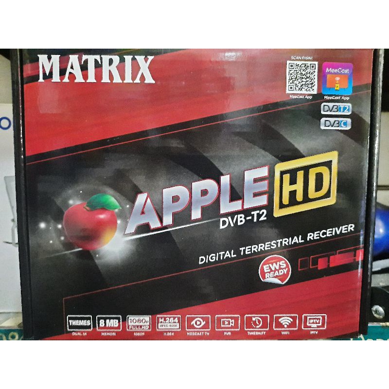 Jual Receiver digital Matrix Apple Full Hd DVB T2 & C STB Matrix STB ...