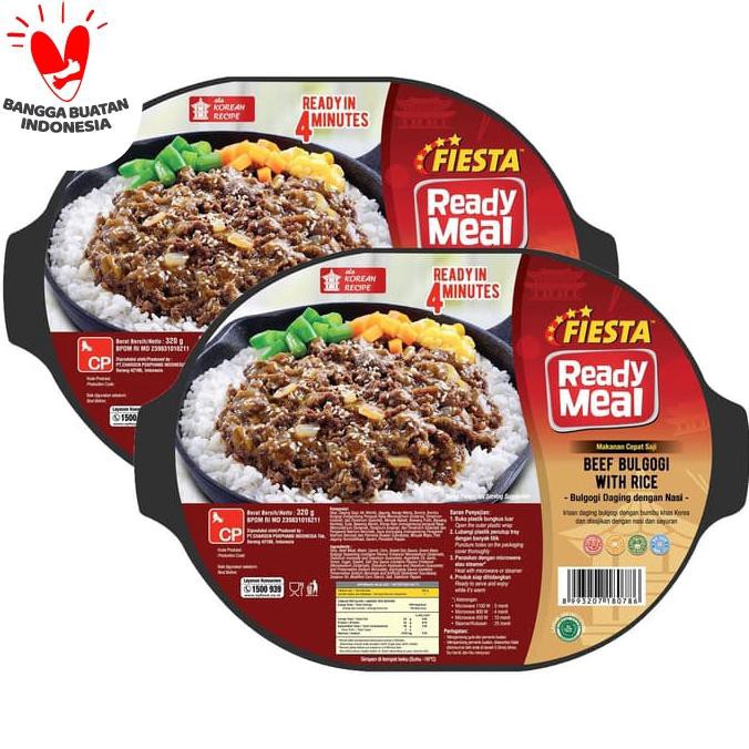 Jual FIESTA READY MEAL PAKET BEEF BULGOGI W/RICE S/BOX 320 GR (6PCS ...