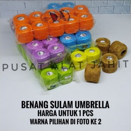 Jual BENANG RENDA MUTIARA PAREL PEARL YARN LOCAL CROSS STITCH KRISTIK ...