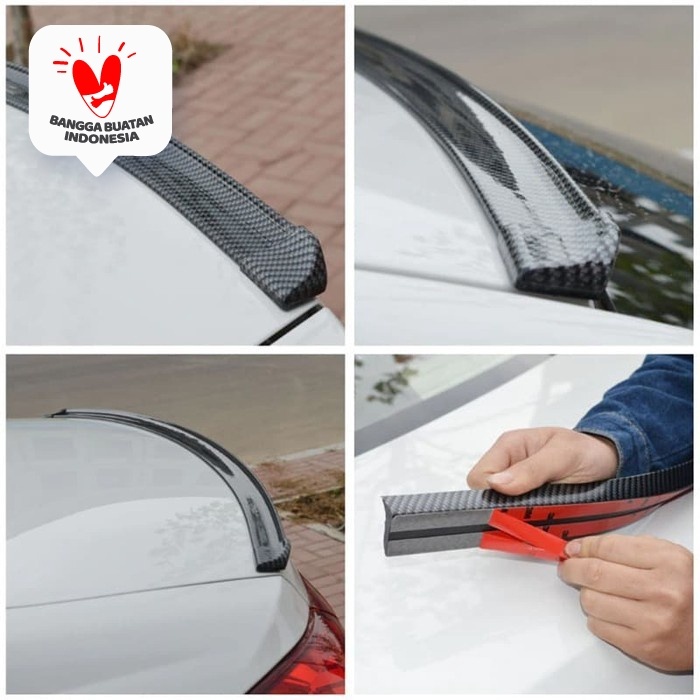 Jual MOBIL-GUARD-BUMPER- DUCKTAIL HITAM TRUNK REAR SPOILER UNIVERSAL 1. ...