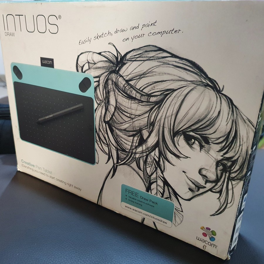 Jual Pen Tablet Wacom Intuos Draw CTL-490 | Shopee Indonesia