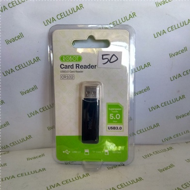 Jual Card Reader ROBOT CR102 USB 3.0 TF / SD with 2 Slot | Shopee Indonesia