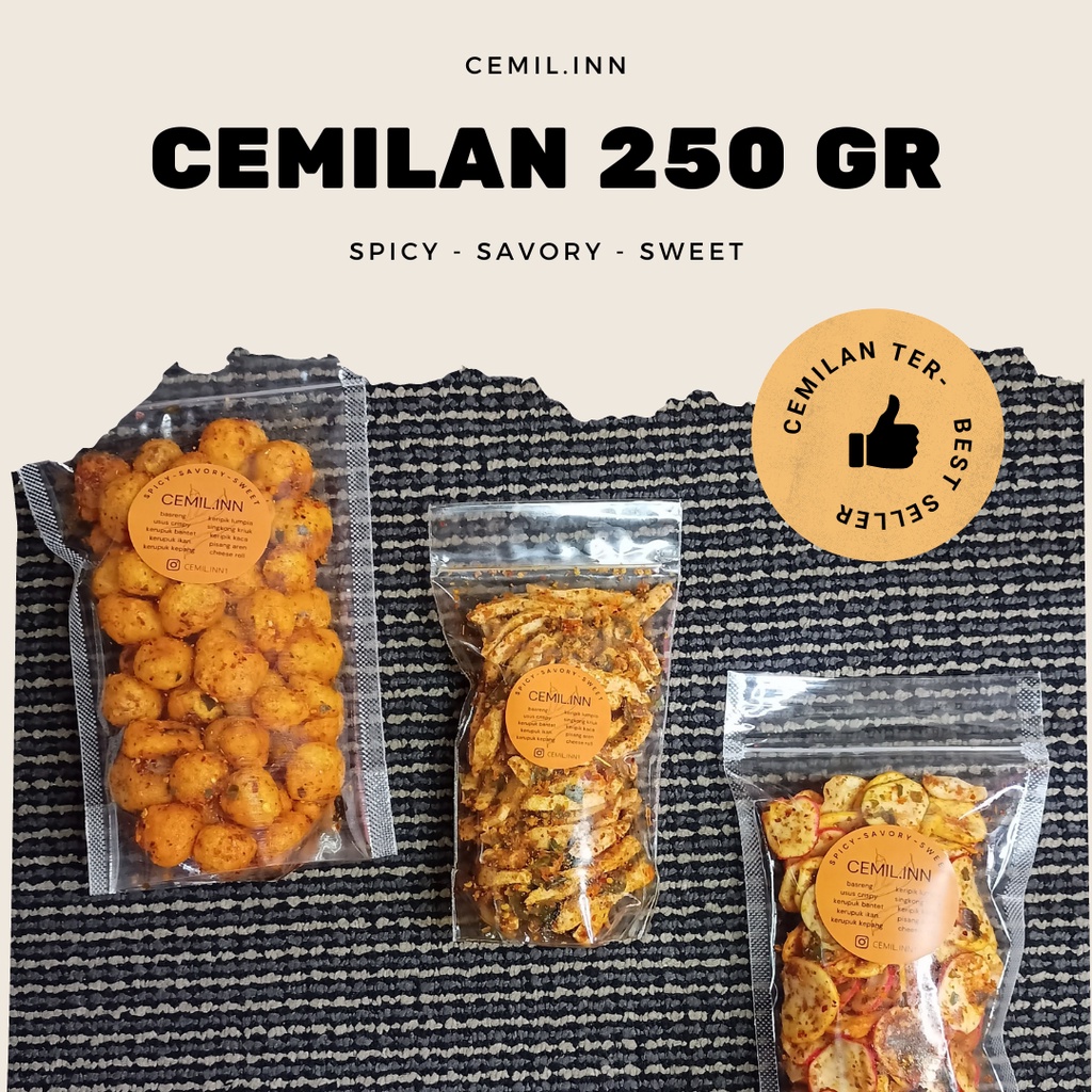 Jual CEMILAN 250 GR | BASRENG | KERUPUK SEBLAK | MAKARONI | KERUPUK ...