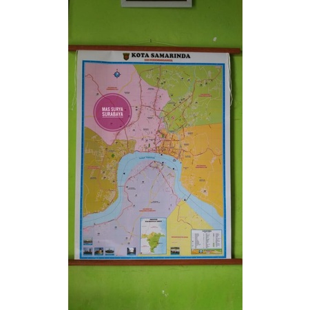 Jual Peta Kota Samarinda Bingkai | Shopee Indonesia
