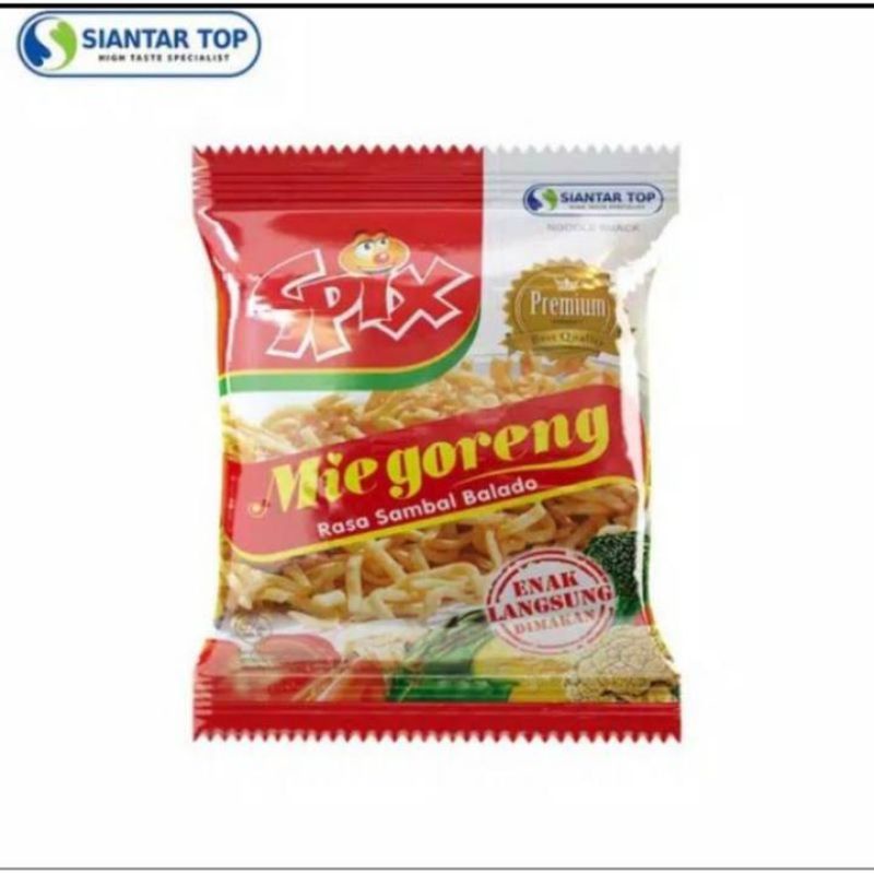Jual SPIX MIE GORENG SAMBAL BALADO ( 1 RENTENG ISI 10 PCS) | Shopee ...