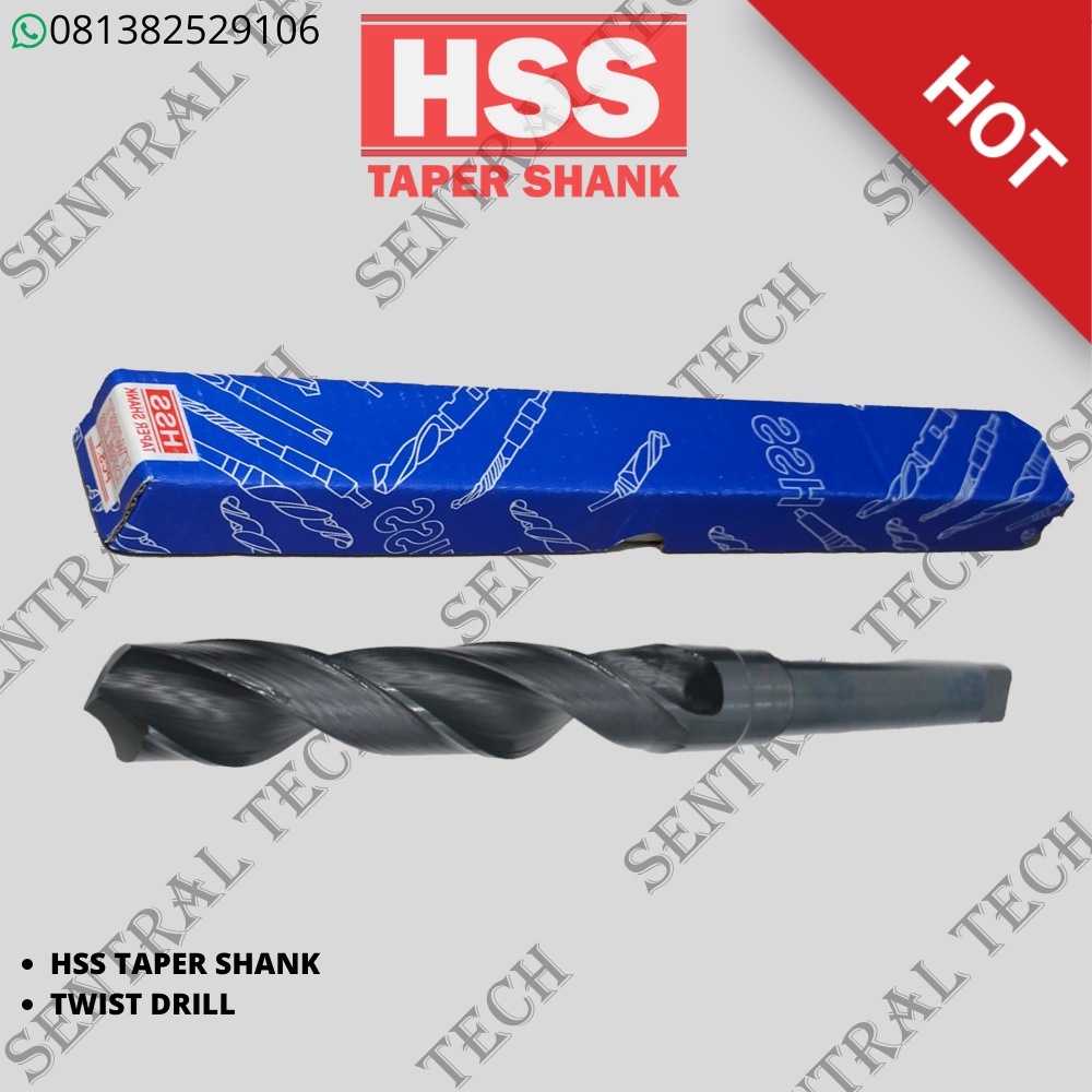 Jual Taper Shank Drill 30MM / Mata Bor Besi HSS 30MM | Shopee Indonesia