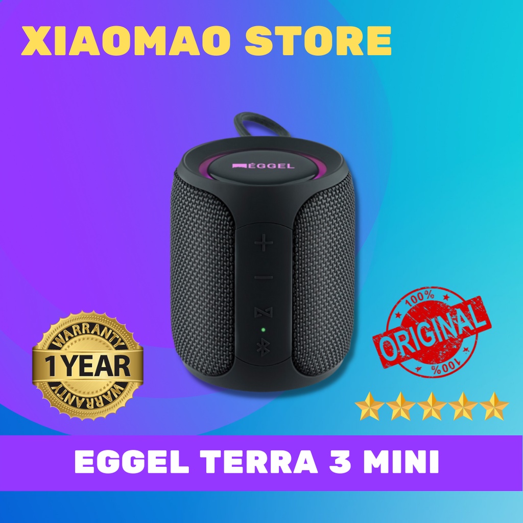 Jual Eggel Terra 3 Mini 360 Waterproof Portable Bluetooth Speaker ...