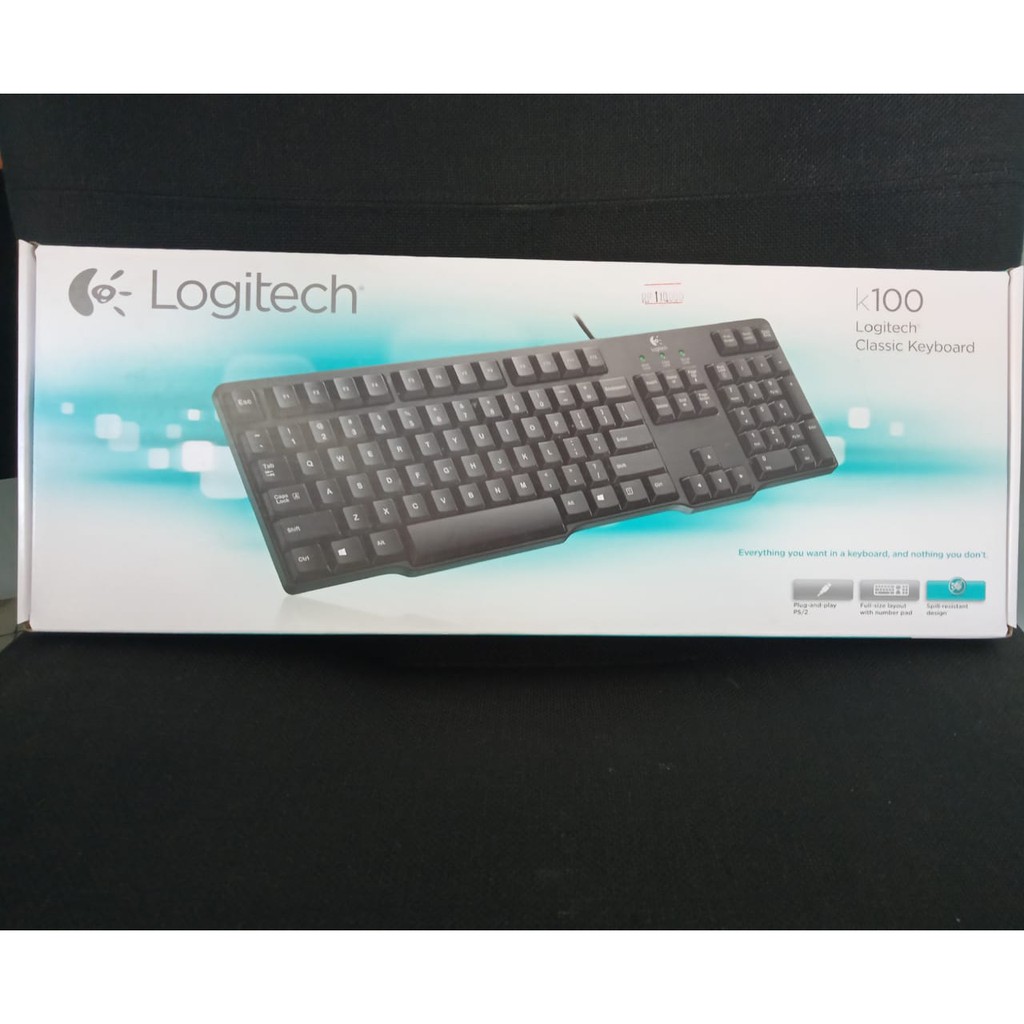 Jual Keyboard Logitech Classic K100 | Shopee Indonesia