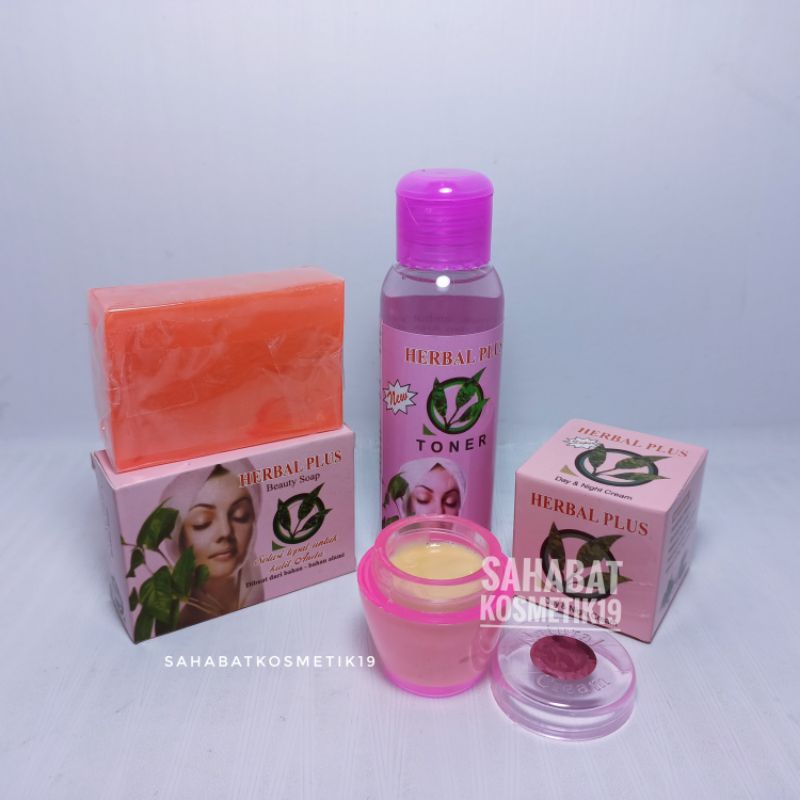 Jual PAKET HERBAL PLUS ( CREAM +TONER + SABUN ) | Shopee Indonesia
