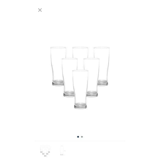 Jual Gelas kaca citinova porto 6pcs ( 380ml ) | Shopee Indonesia