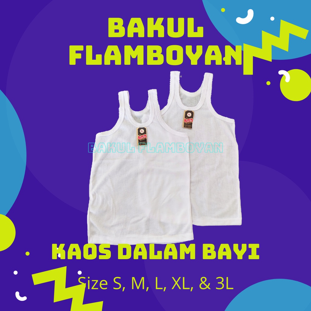 Jual Singlet / Kaos Dalam Bayi/Baby Putih | Baju Bayi / Perlengkapan ...