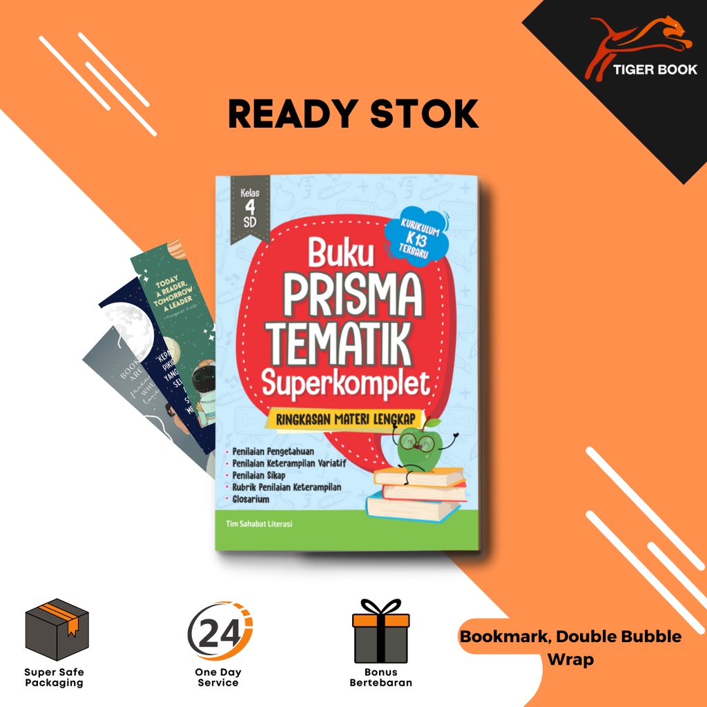 Jual Buku Tematik Kelas 4 Sd : Prisma Tematik Superkomplet - Kurikulum ...