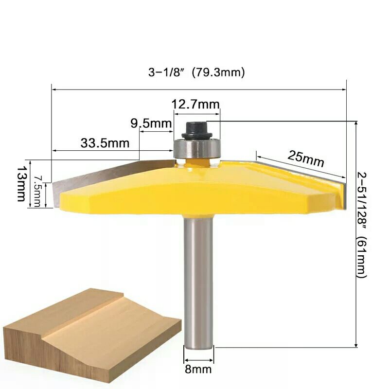 Jual Mata Router Pisau Profil Kayu Panel Pintu Raised Door Cabinet ...