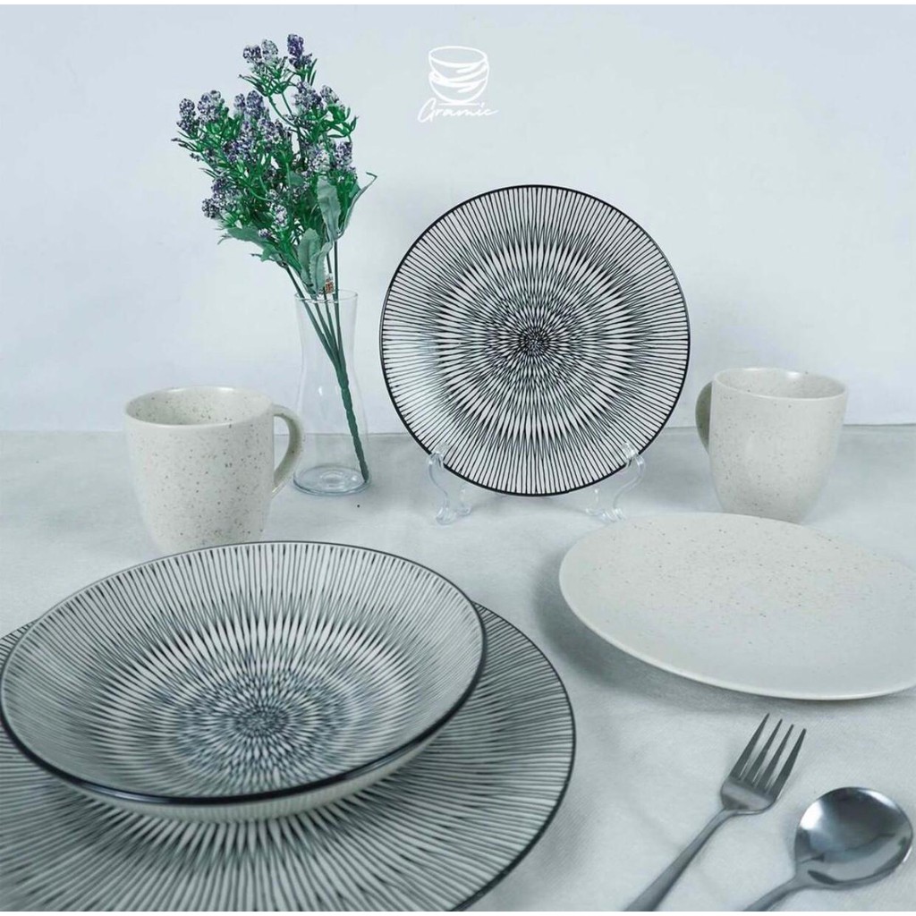 Jual Set Piring Murah / Set Piring Estetik / Piring Keramik / Dinner ...