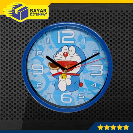 Jual Jam Dinding DORAEMON Dorayaki 2015 Tempel Wall Clock Karakter ...
