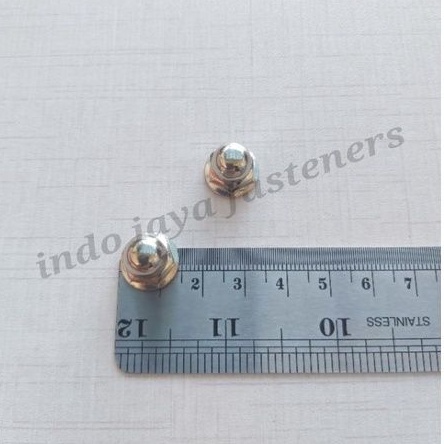 Jual Mur Flange Nut Topi Pendek M7-M 7 Kunci 11 mm | Shopee Indonesia