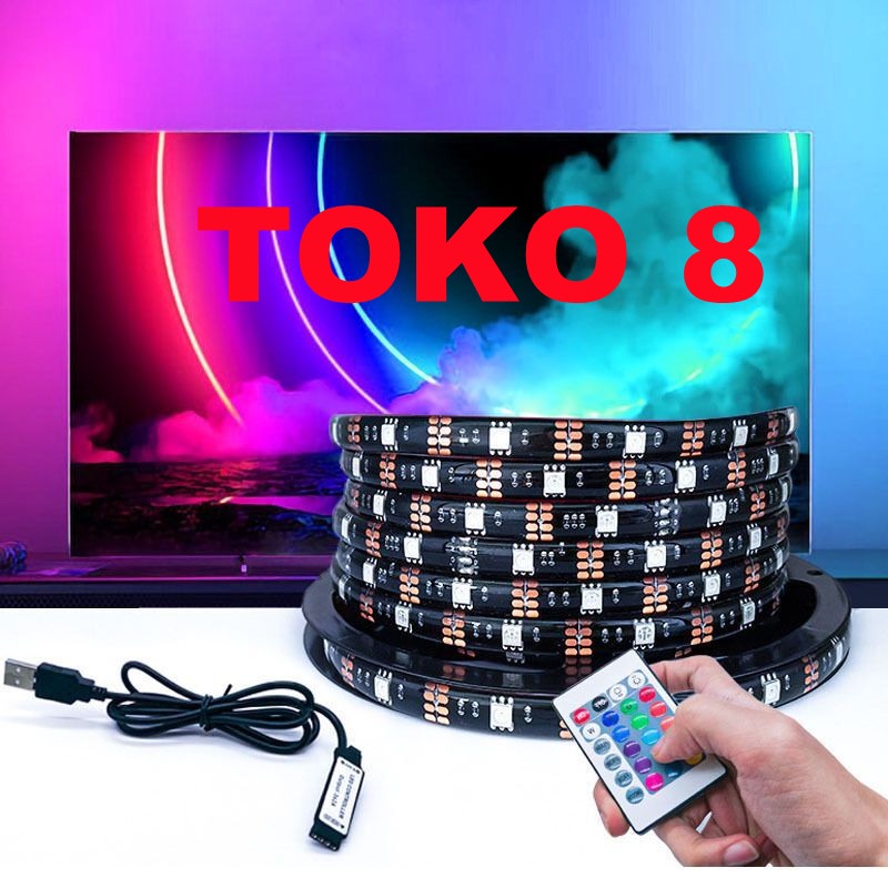 Jual LED Strip RGB 5050 Dengan 5V USB Controller & Remot Control ...