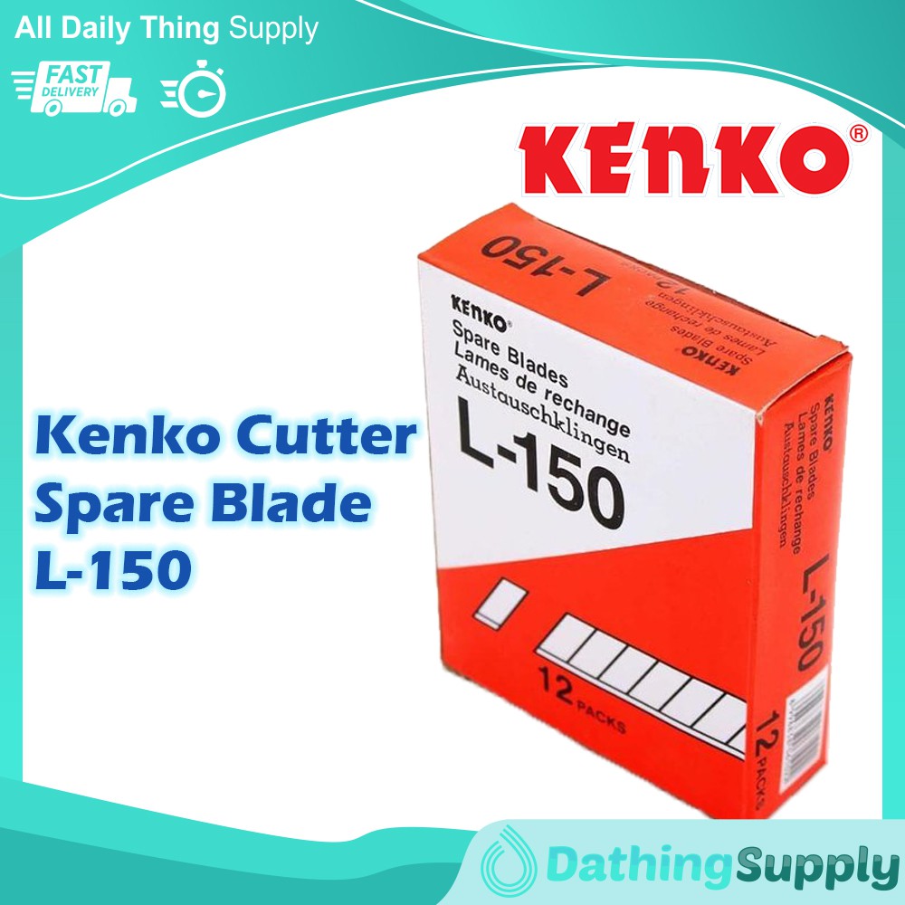 Jual Isi Cutter Kenko L-150 L150 Refill Isi Pisau Cuter L 150 Besar 1 ...
