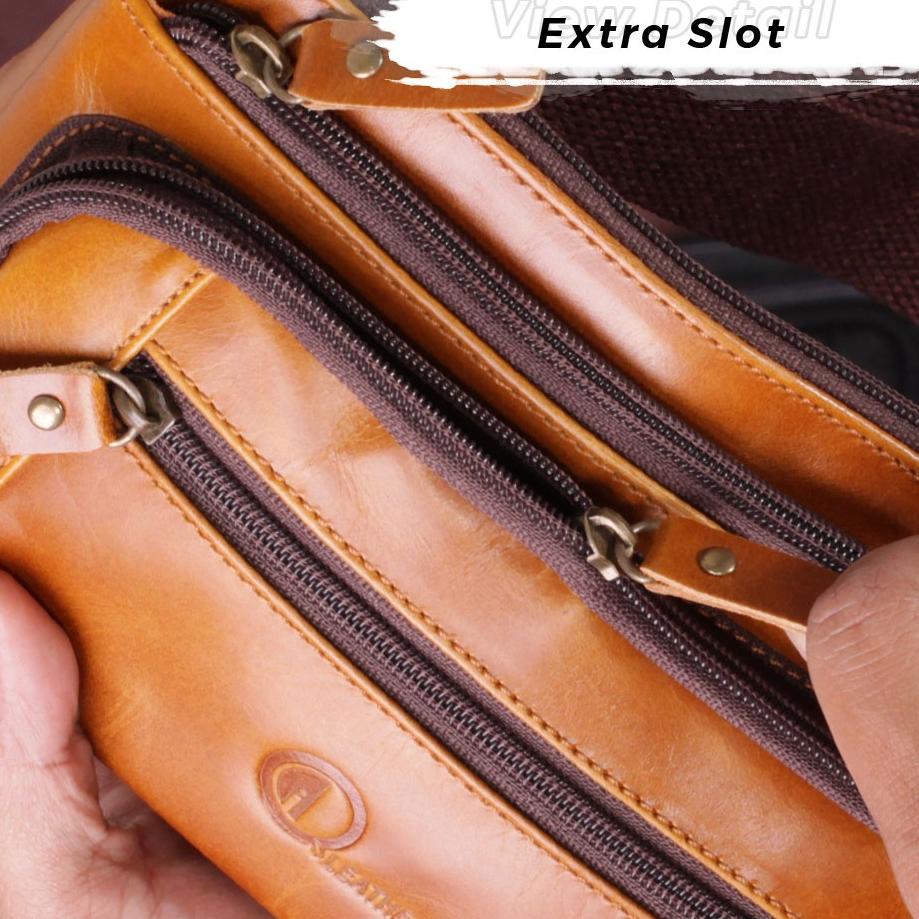 Jual Tas Selempang Pria Kulit Asli Original Untuk Kerja Kantor Sling ...