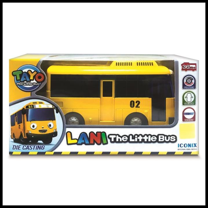 Jual Tayo The Little Bus 117021 Diecast Lani - Pullback Kuning Original ...