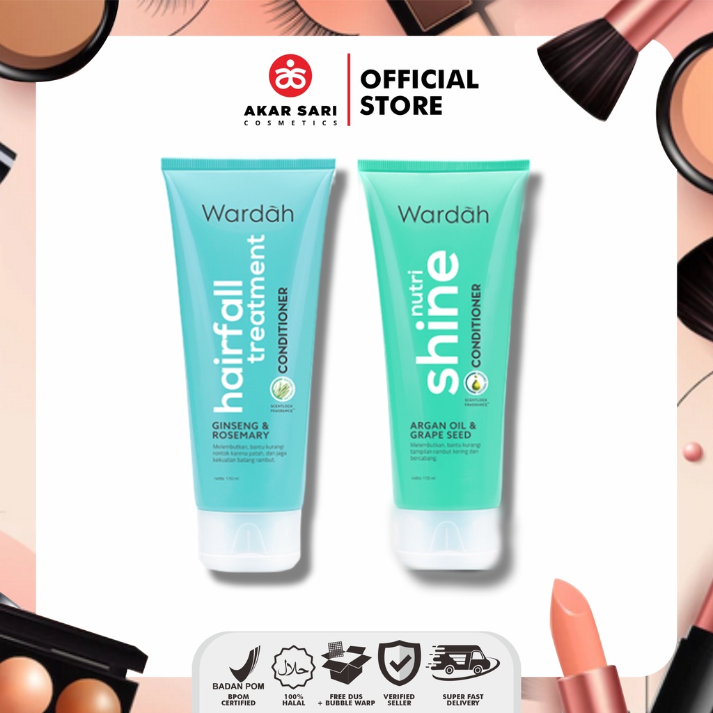 Jual WARDAH CONDITIONER | HAIRFALL TREATMENT | NUTRI SHINE - 170 ml ...