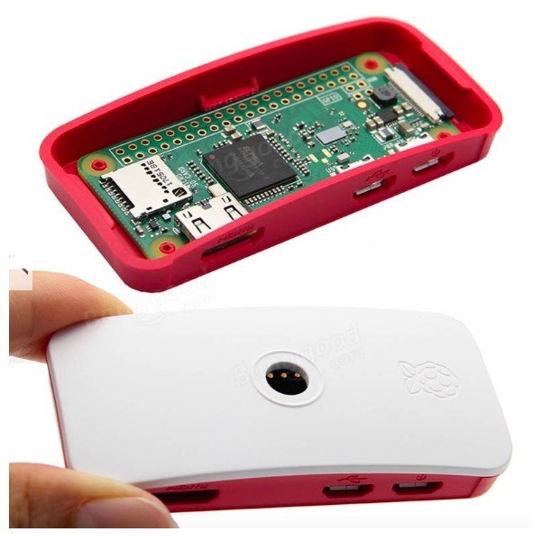 Jual Raspberry Pi Zero Official Case Enclosure Pi Zero W Merah Putih | Shopee Indonesia
