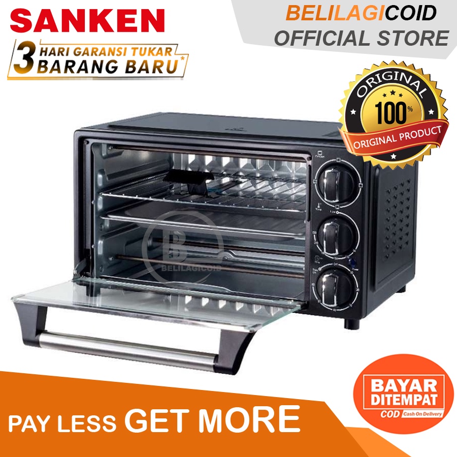 Jual Sanken Electric Oven EO 2000LW / Oven Listrik EO 2000 LW - 19 Liter | Shopee Indonesia