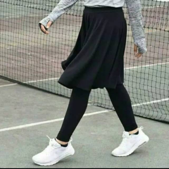 Jual Legging Olahraga + Rok ( outfit sporty ) | Shopee Indonesia