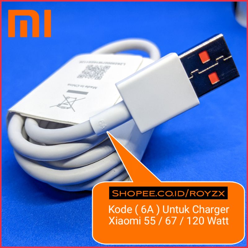 Jual KABEL DATA XIAOMI TURBO CHARGE POCO X3 NFC X3 PRO REDMI NOTE 13 10 ...