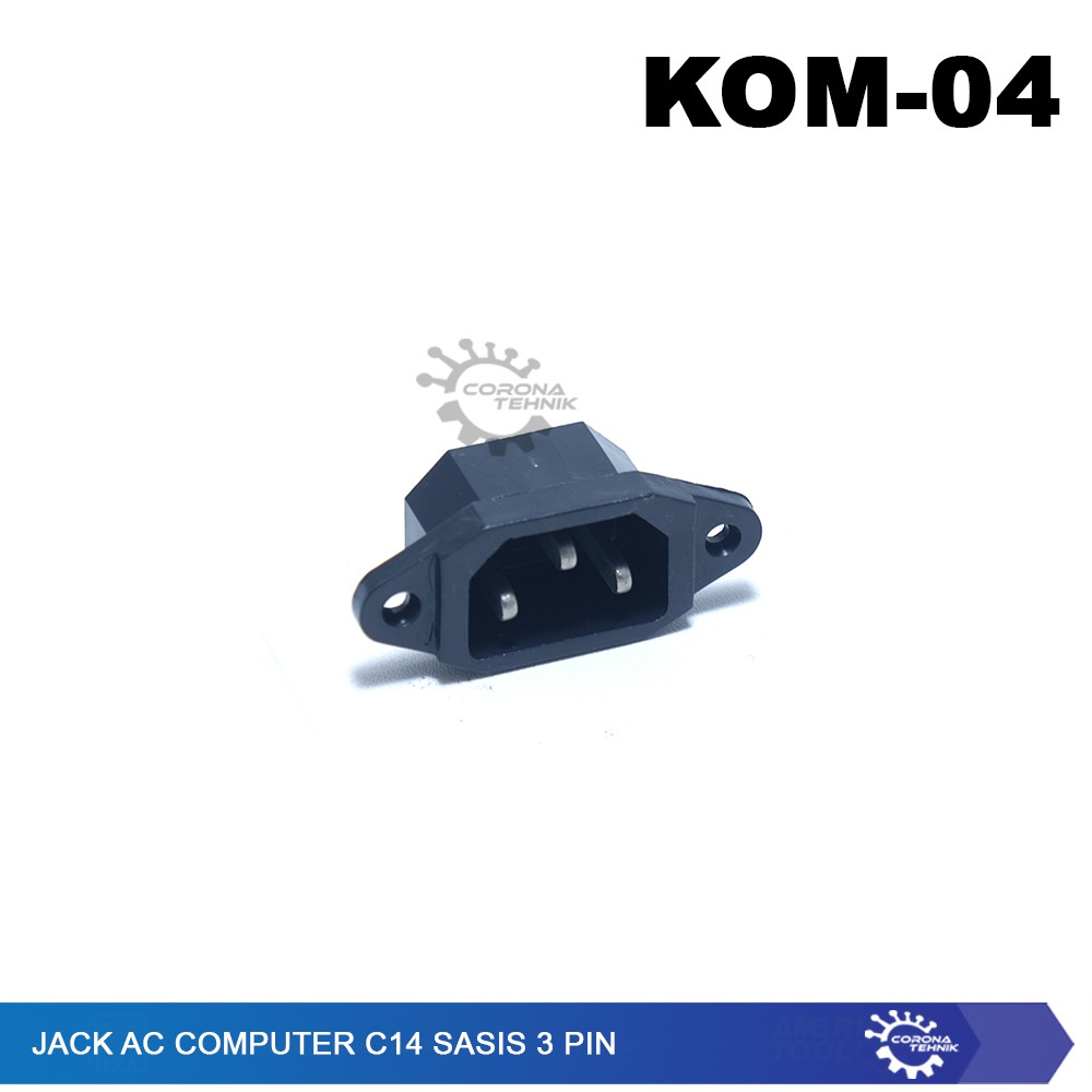 Jual Jack AC Computer C14 Sasis 3 Pin | Shopee Indonesia
